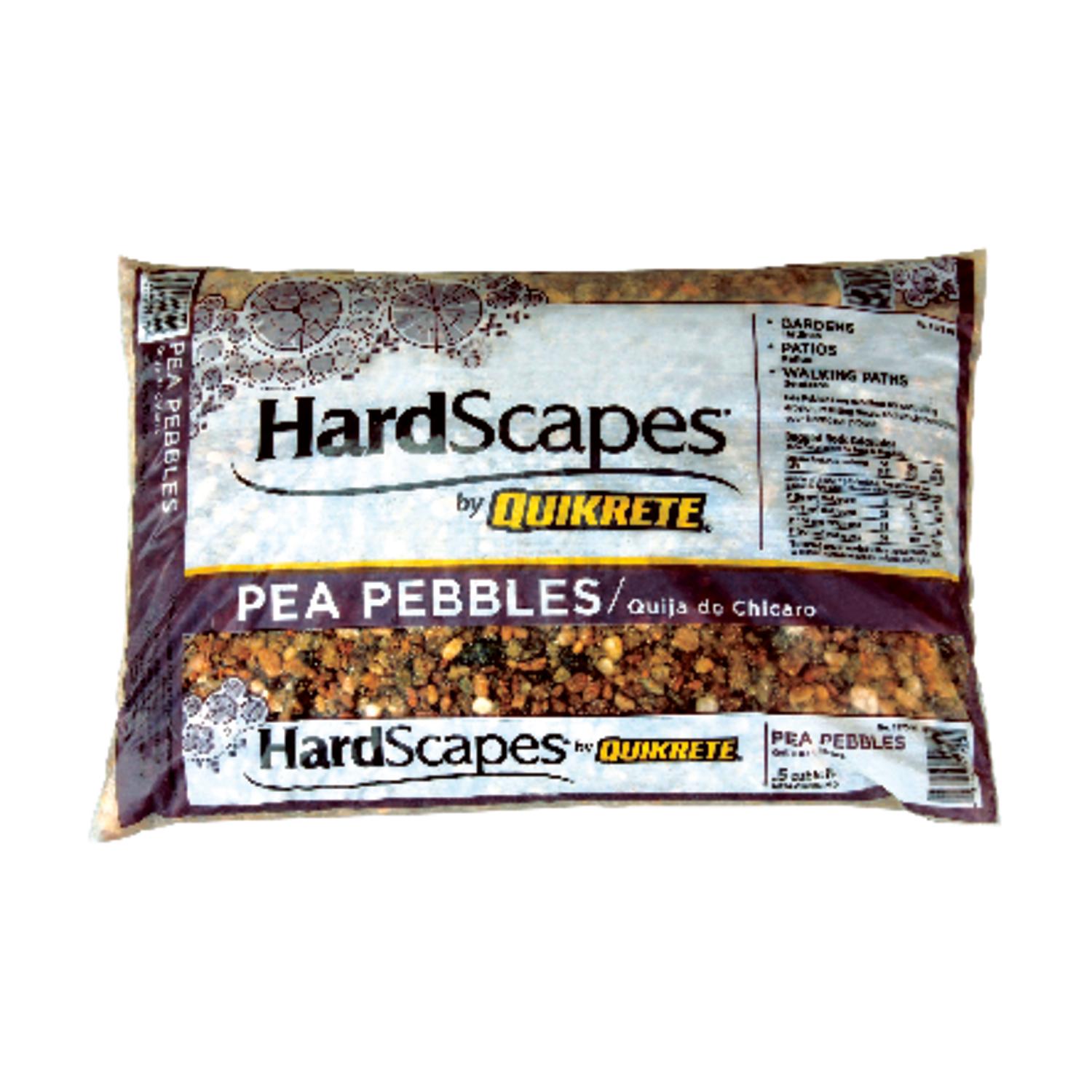 Quikrete HardScapes Assorted Decorative Pebble Pea Pebbles 0.5 cu ft 50 ...