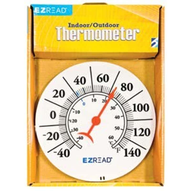 Headwind EZ Read Dial Thermometer Plastic White 1 in. - Ace Hardware