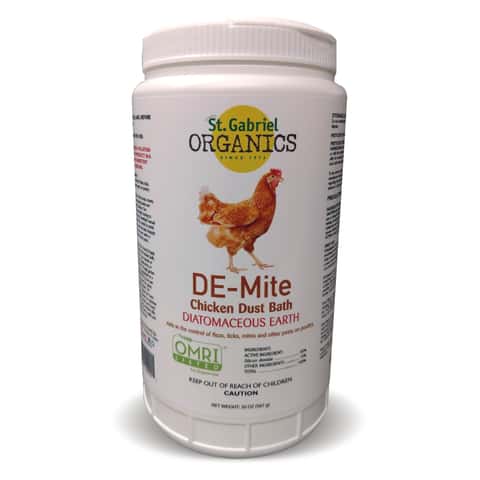 St. Gabriel Organics DE-Mite Dust Bath Organic Crawling Insect Killer ...