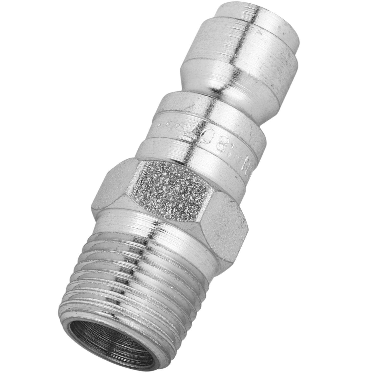 Milton Steel Air Plug 3/8 in. MPT 2 pc Mfr# S-1807 - Ace Hardware