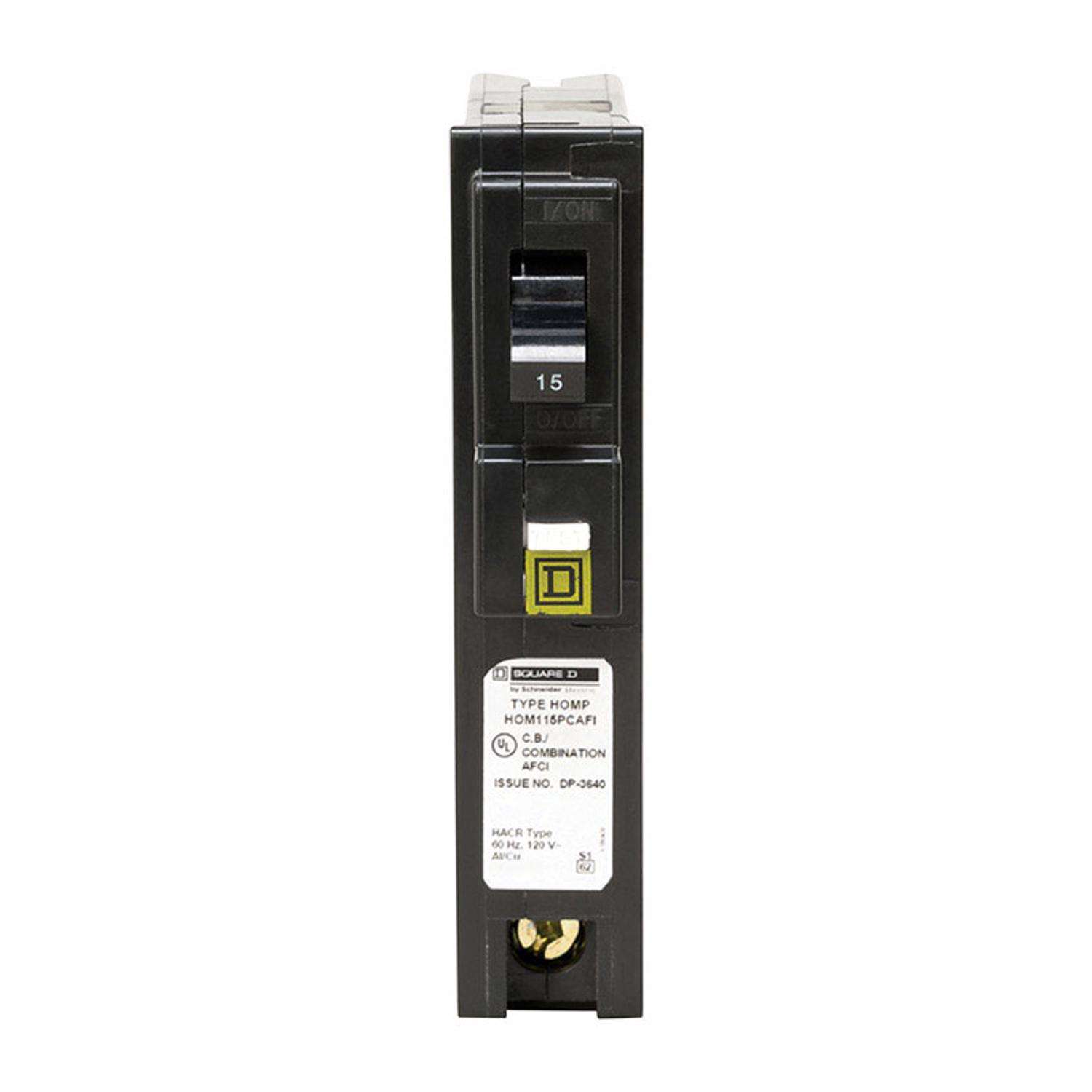 Square D HomeLine 15 amps Arc Fault Single Pole Circuit Breaker - Ace ...