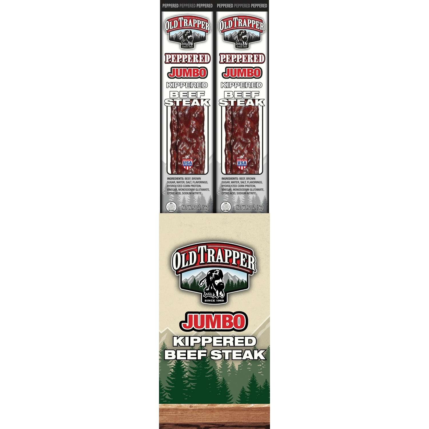 Old Trapper Kippered Peppered Beef Steak 2 oz Boxed - Ace Hardware