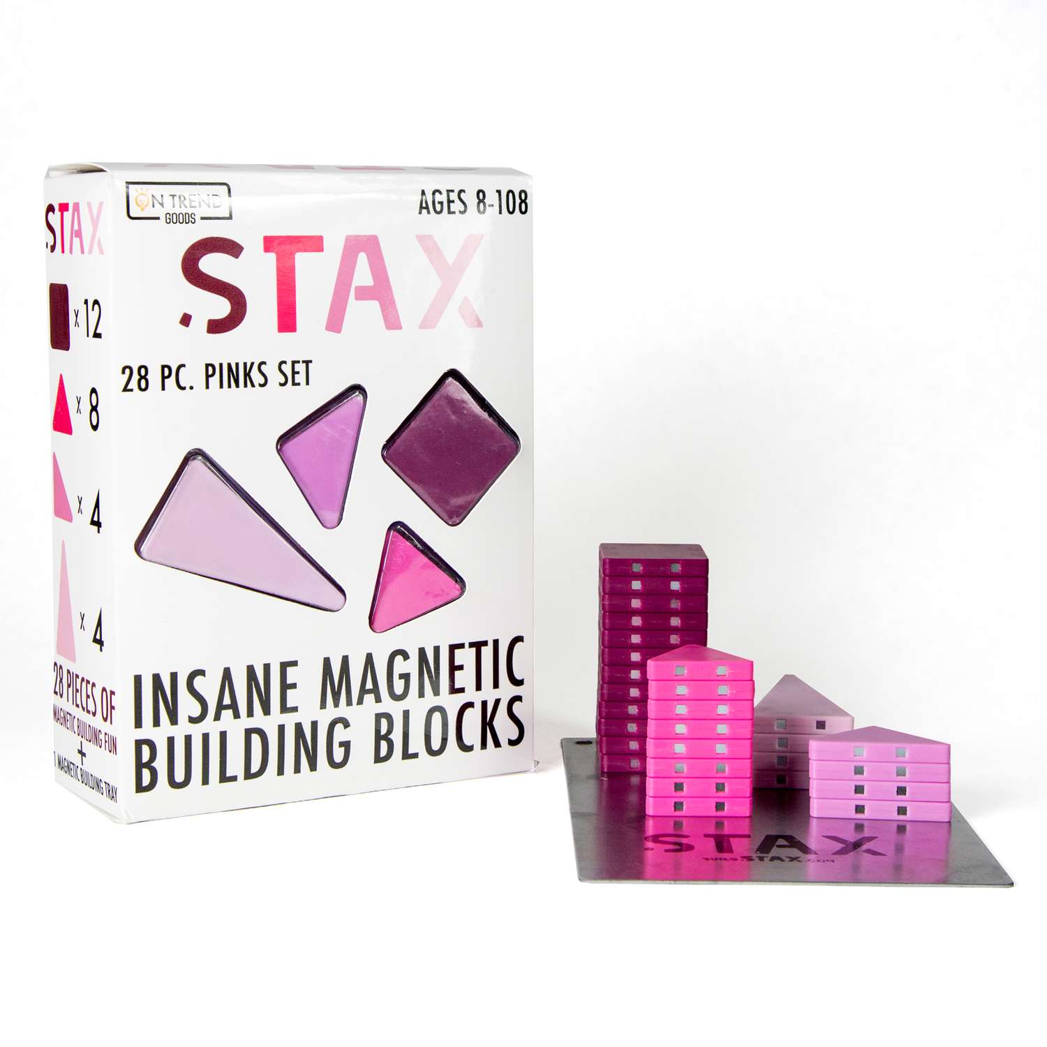 On Trend Goods Stax Building Blocks Pink 29 pc - Ace Hardware