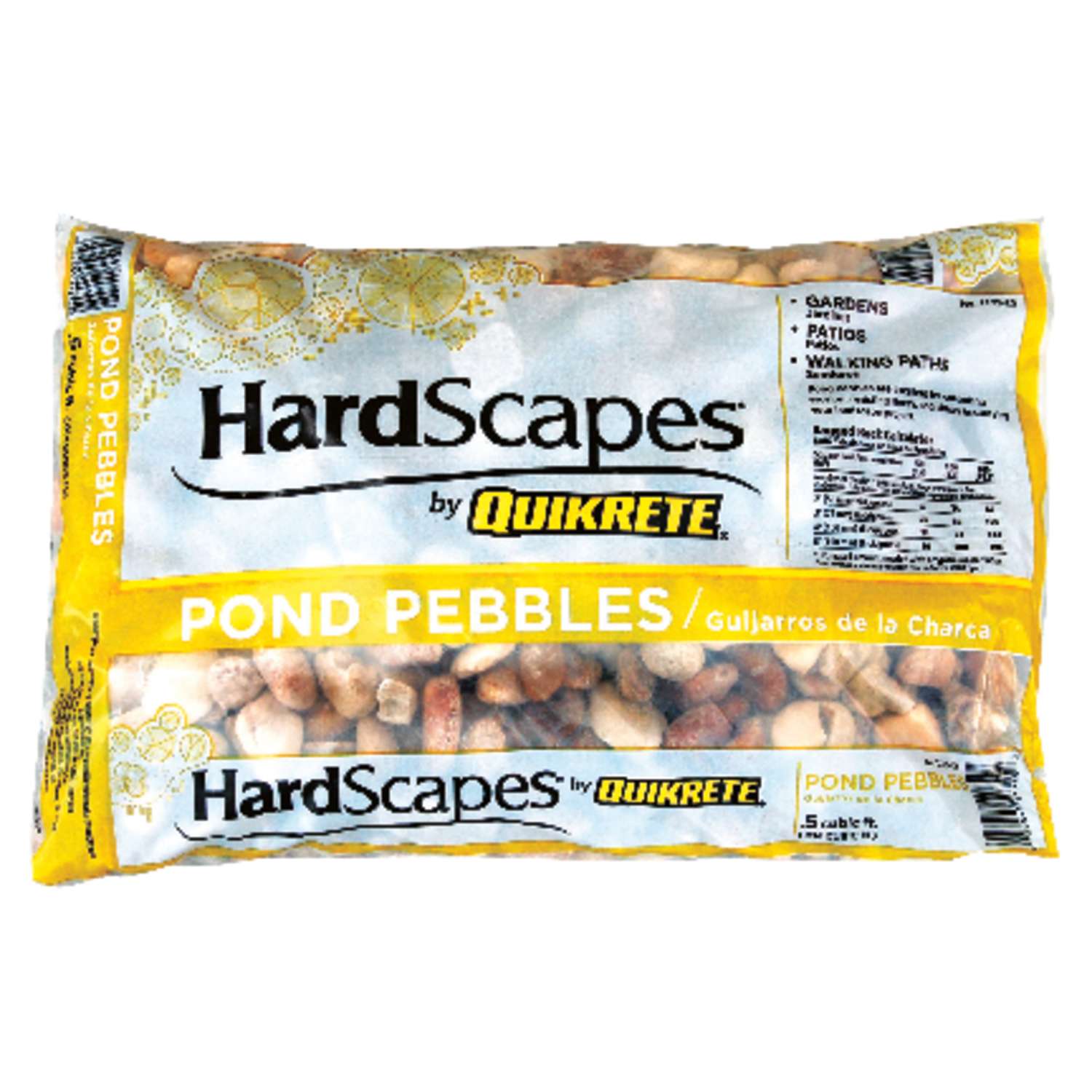 Quikrete HardScapes Assorted Decorative Pebble Pond Pebbles 0.5 cu ft ...