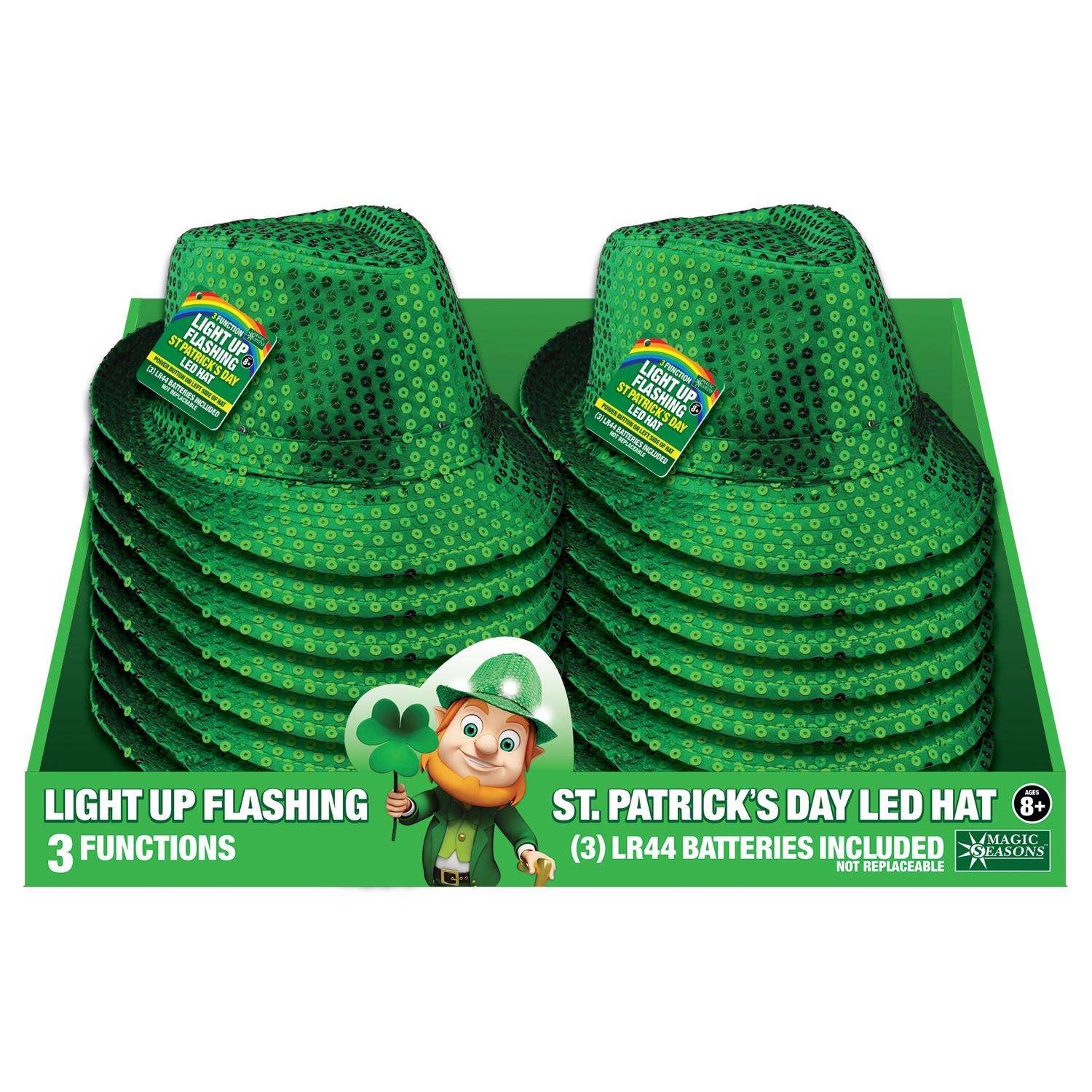 Shawshank LEDz Magic Seasons St. Patrick's Day LED Festive Hat 24 pc ...