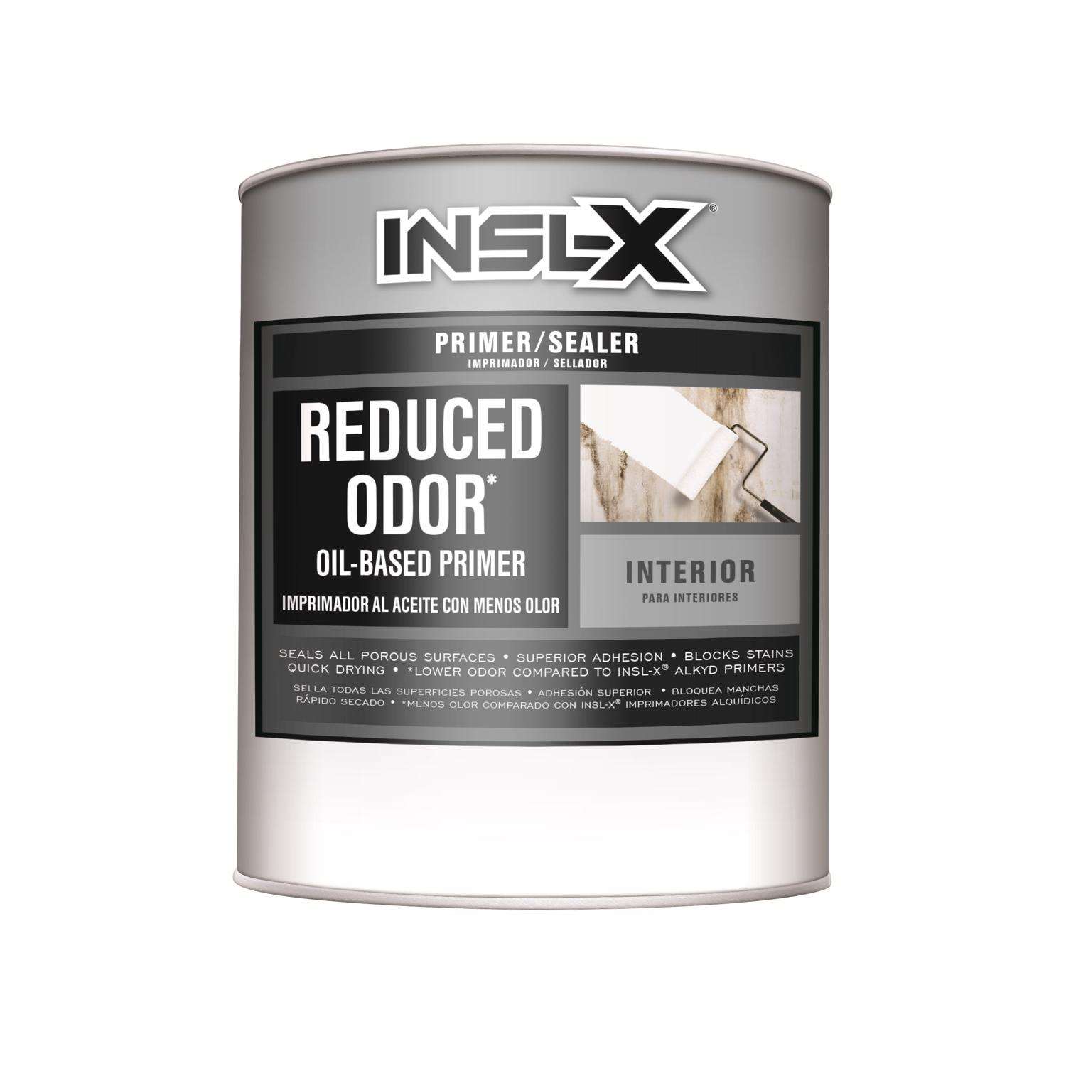 Insl-X Reduced Odor White Flat Oil-Based Alkyd Primer 1 qt - Ace Hardware