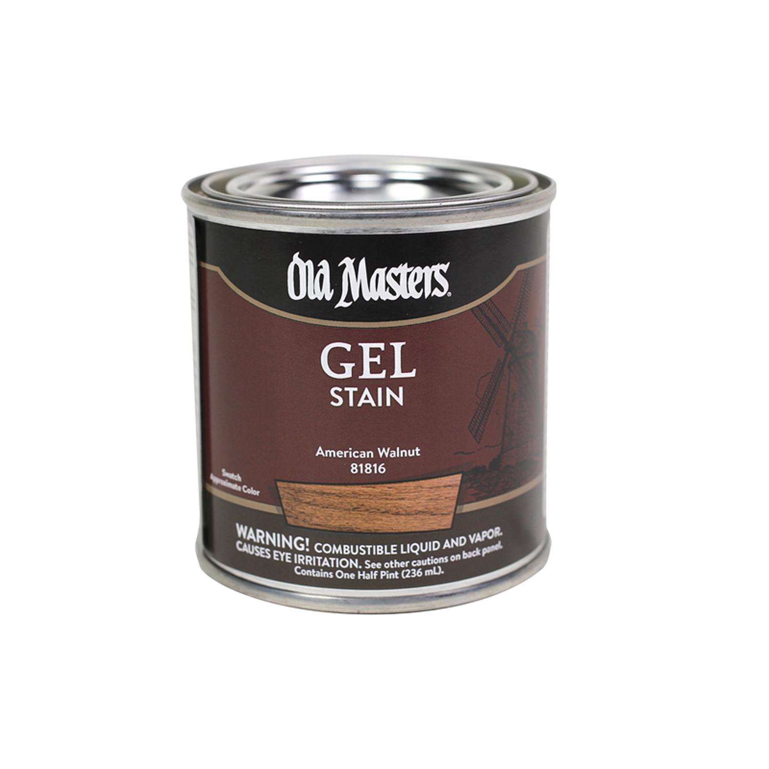 Old Masters Semi-Transparent American Walnut Oil-Based Alkyd Gel Stain ...