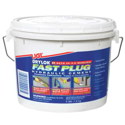 Drylok Fast Plug Hydraulic Cement 4 lb - Ace Hardware