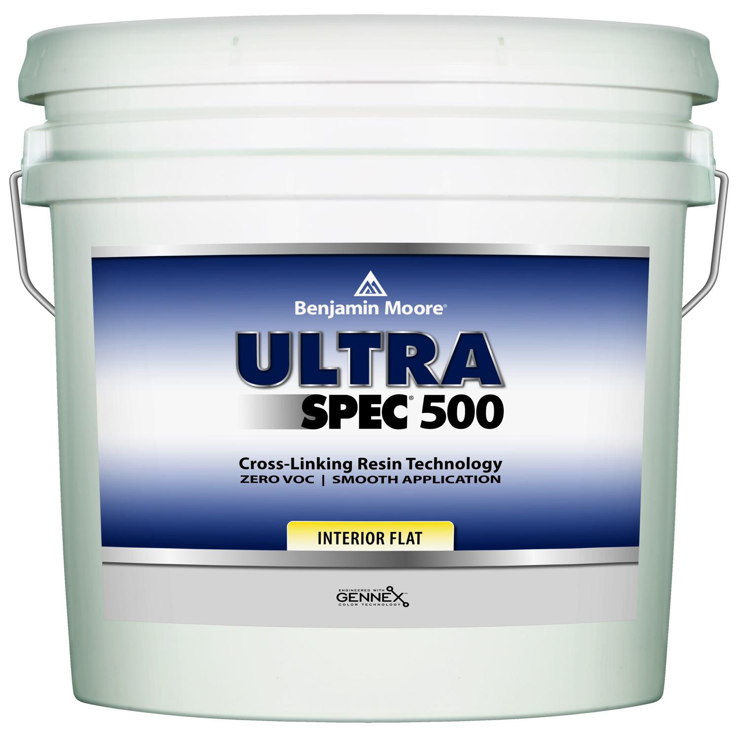 Benjamin Moore Ultra Spec 500 Flat Base 1 Paint Interior 5 gal Mfr ...
