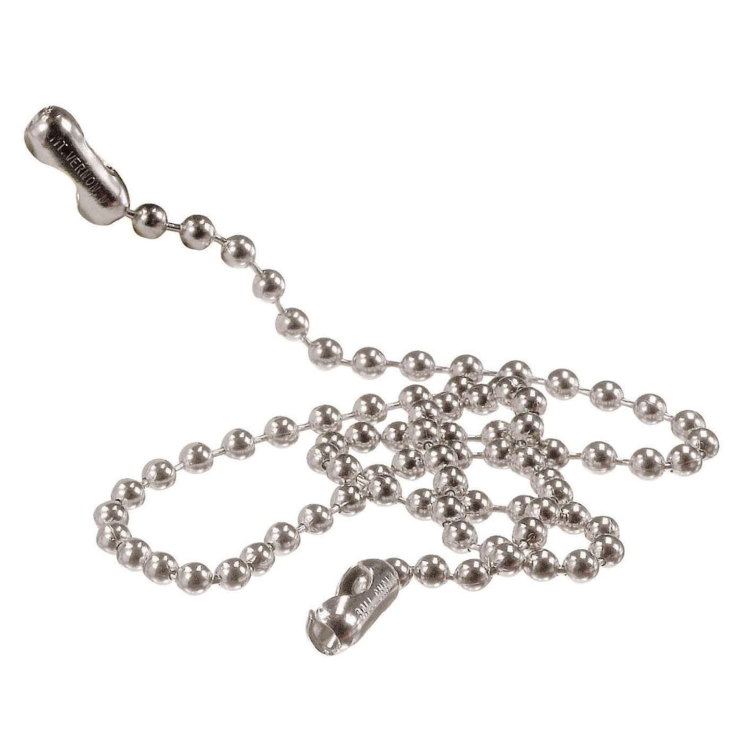 Plumb Pak Polished Chrome Chrome Beaded Chain - Ace Hardware