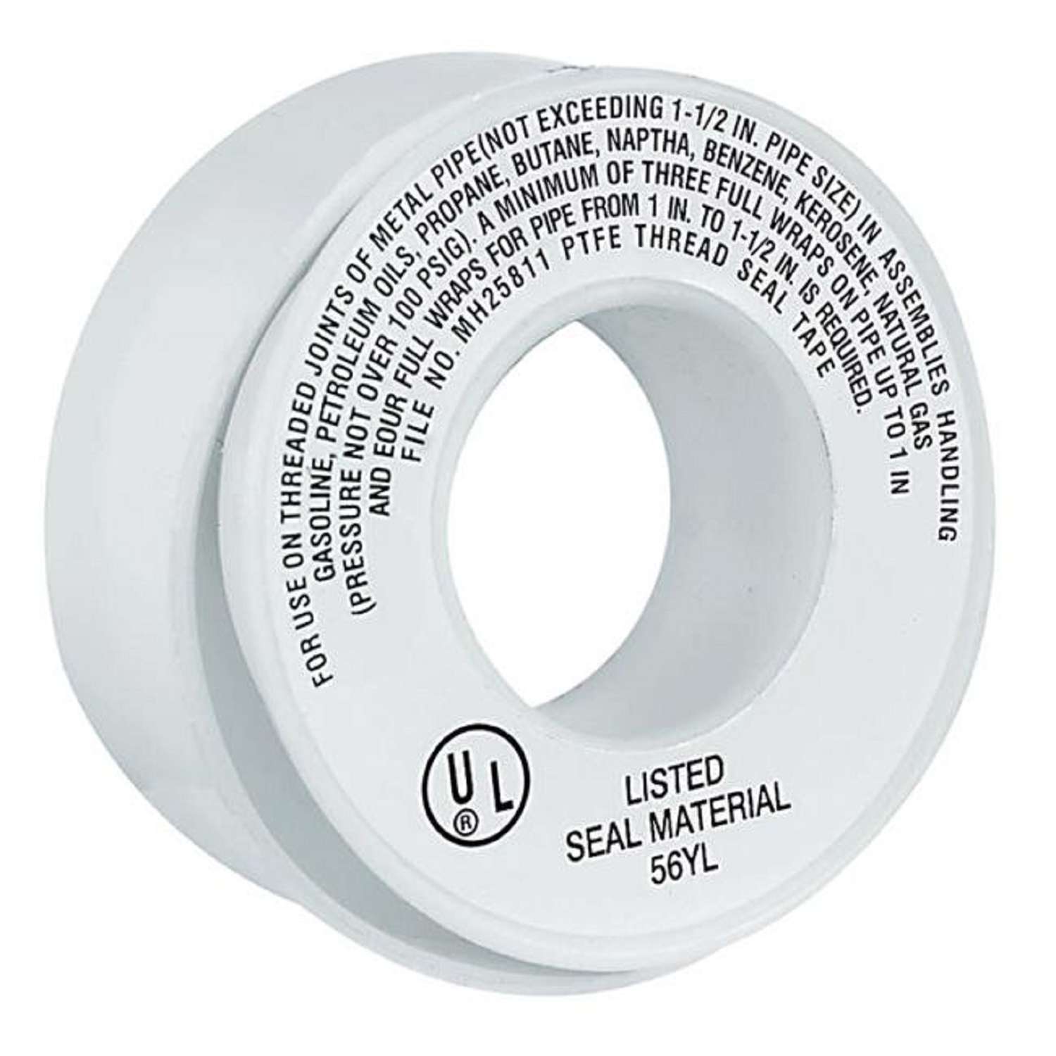 PlumbCraft White 1/2 in. W X 300 in. L Thread Seal Tape Mfr# 7108400T ...