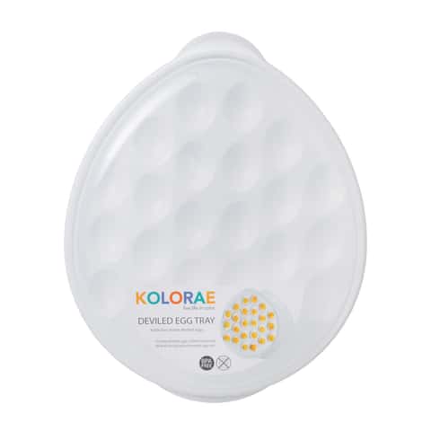 Kolorae White Deviled Egg Carrier 1 pk Mfr# KOL-90777 - Ace Hardware