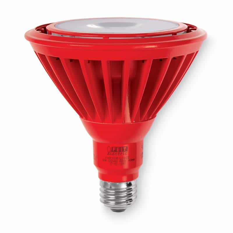 Feit Electric PAR38 E26 (Medium) LED Bulb Red 1 pk - Ace Hardware
