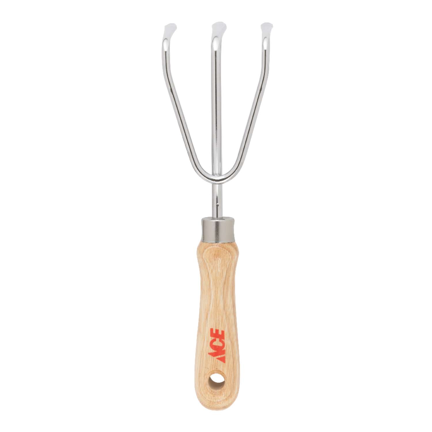 Ace 3 Tine Steel Hand Cultivator Wood Handle - Ace Hardware