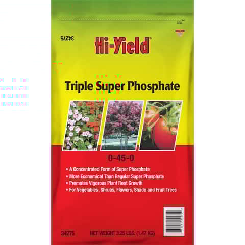 Hi-Yield TRIPLE SUPER PHOSPHATE 0-45-0 Granules Plant Food 3.25 lb Mfr ...