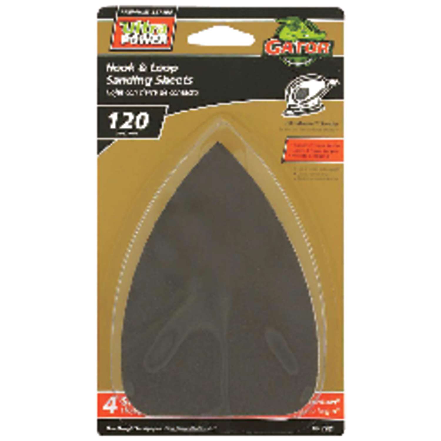 Gator Mouse 5 in. L X 3-1/2 in. W 120 Grit Zirconium Oxide Mouse ...