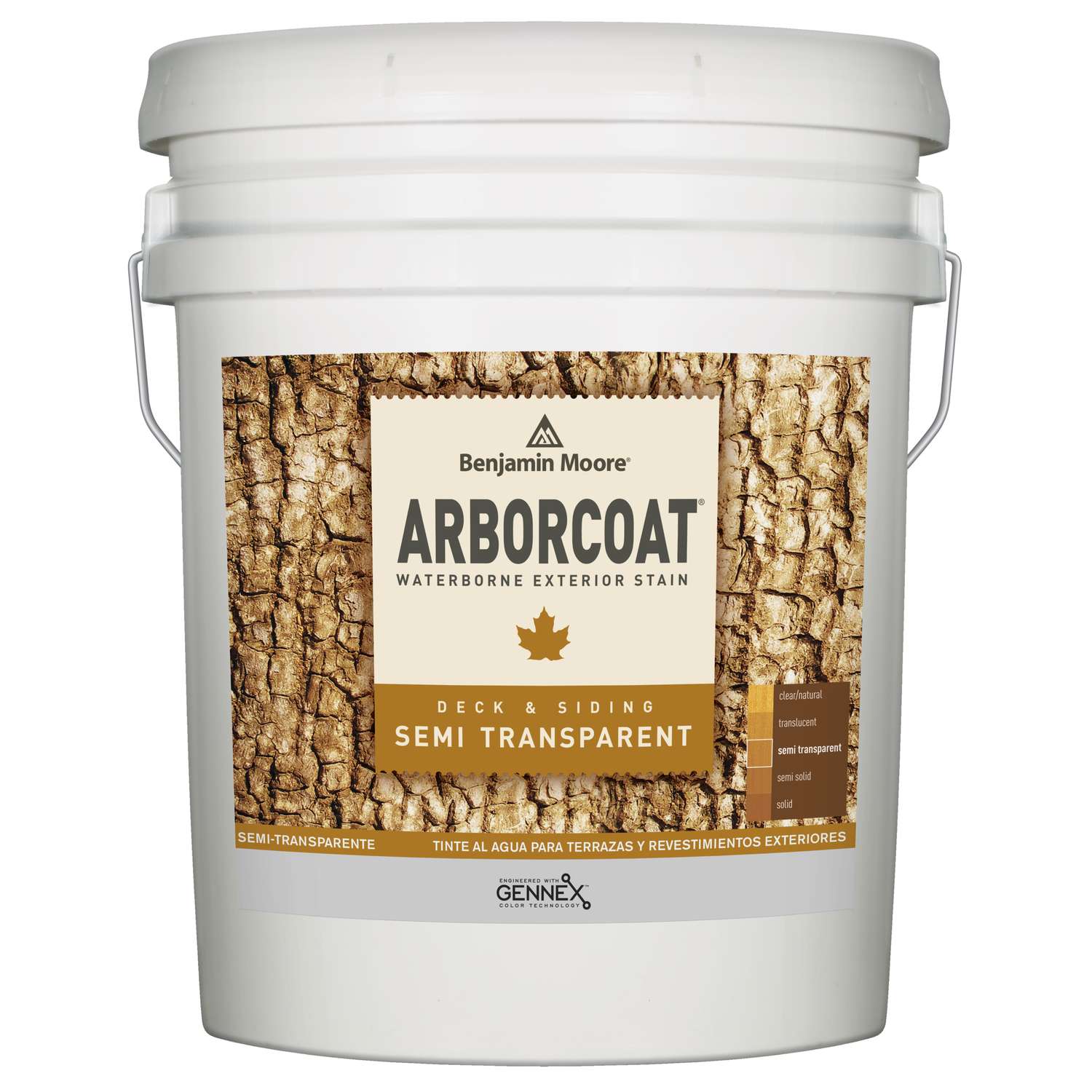 Benjamin Moore Arborcoat Semi-Transparent Tintable Flat Tint Base Deck ...