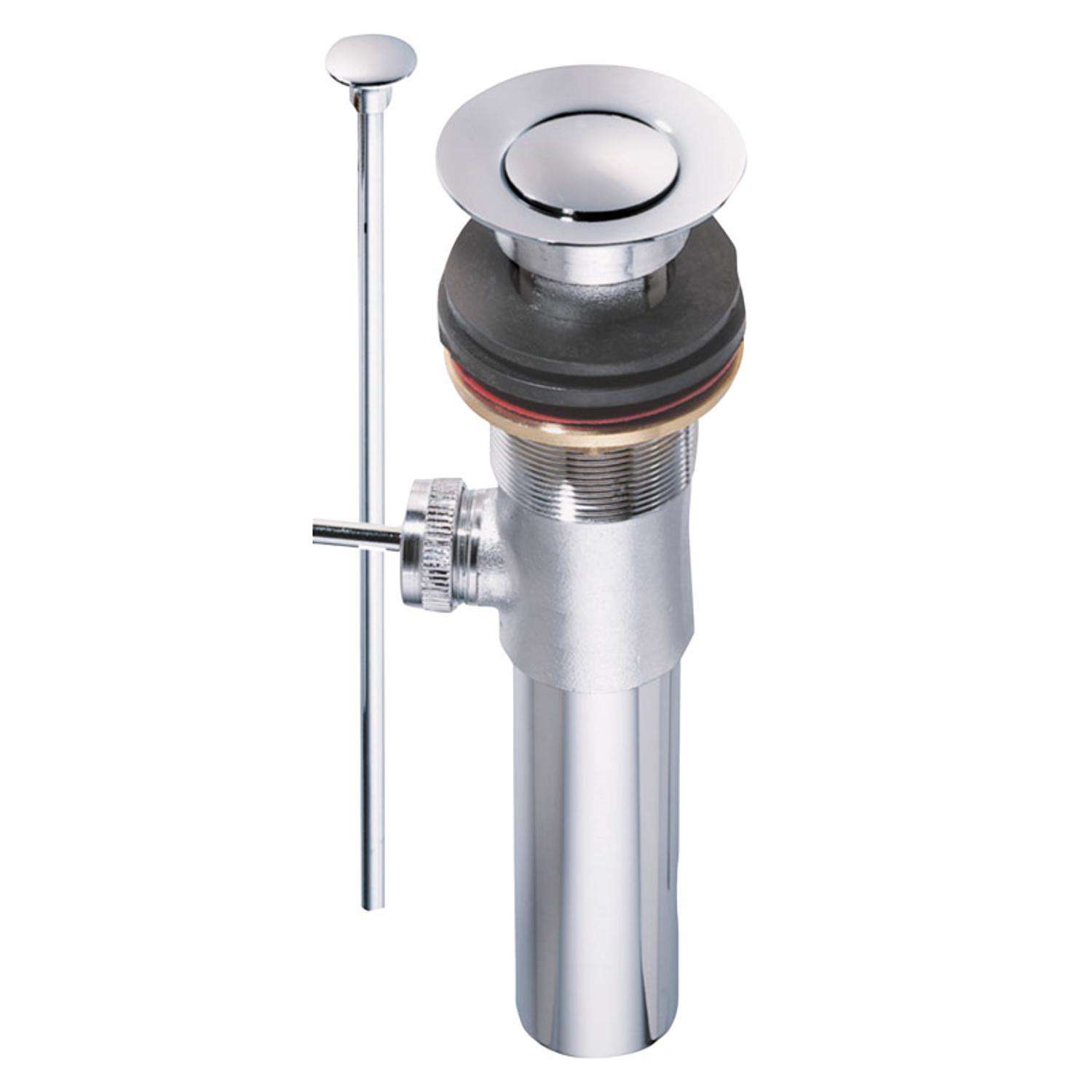 Plumb Pak 1-1/4 in. D Chrome Plated Brass Pop-Up Lavatory Drain - Ace ...