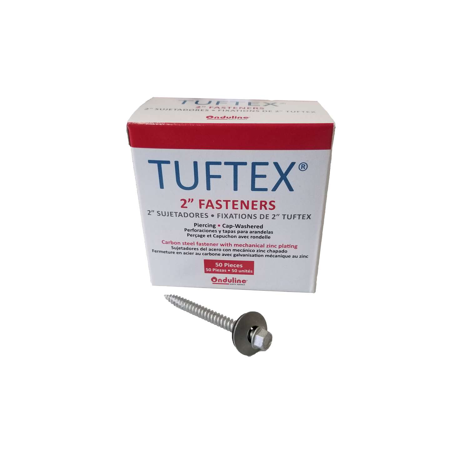 Ondura Tuftex 2 in. L Hex Drive Hex Head Roofing Screws 2 lb 50 pk ...