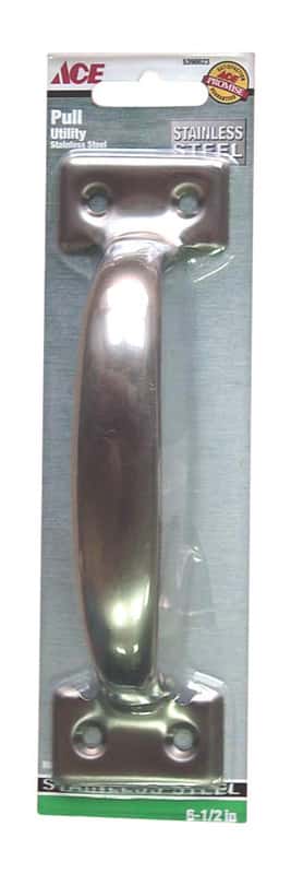 Ace 6.5 in. L Silver Stainless Steel Heavy Duty Utility Pull - Ace Hardware