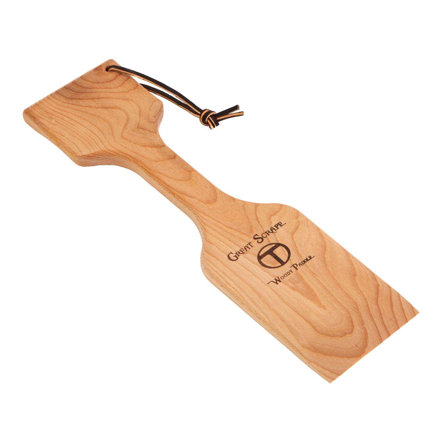Great Scrape Woody Paddle Grill Scraper 18 in. H X 4.75 in. L X 0.75 in ...