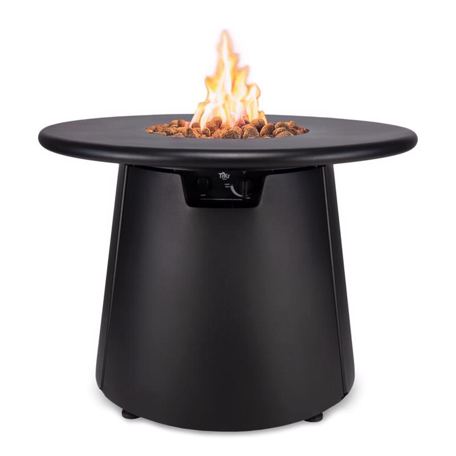 TIKI 38 in. W Steel Round Propane Fire Table Mfr# 1123033 - Ace Hardware