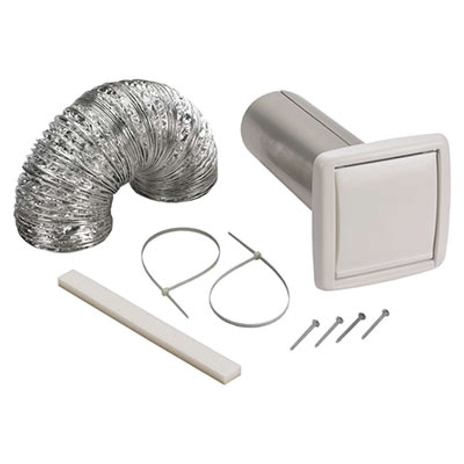 Broan White Resin Wall Ducting Kit - Ace Hardware