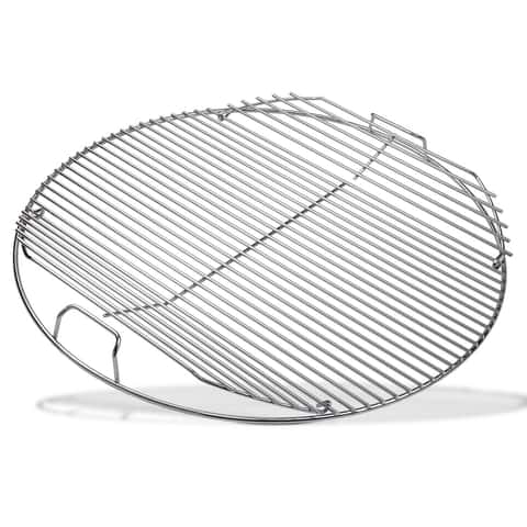 Weber Replacement 22" Charcoal Hinged Grill Grate 22 in. 21.5 in. L X ...
