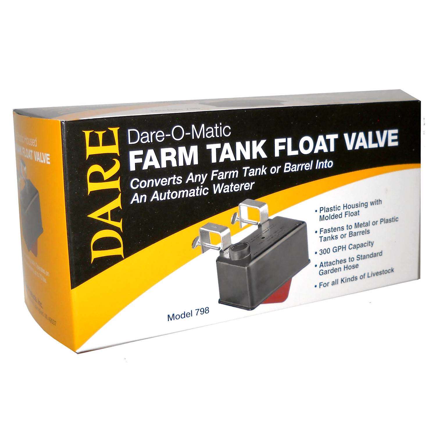Dare-O-Matic 300 gph Plastic Farm Tank Float Valve - Ace Hardware