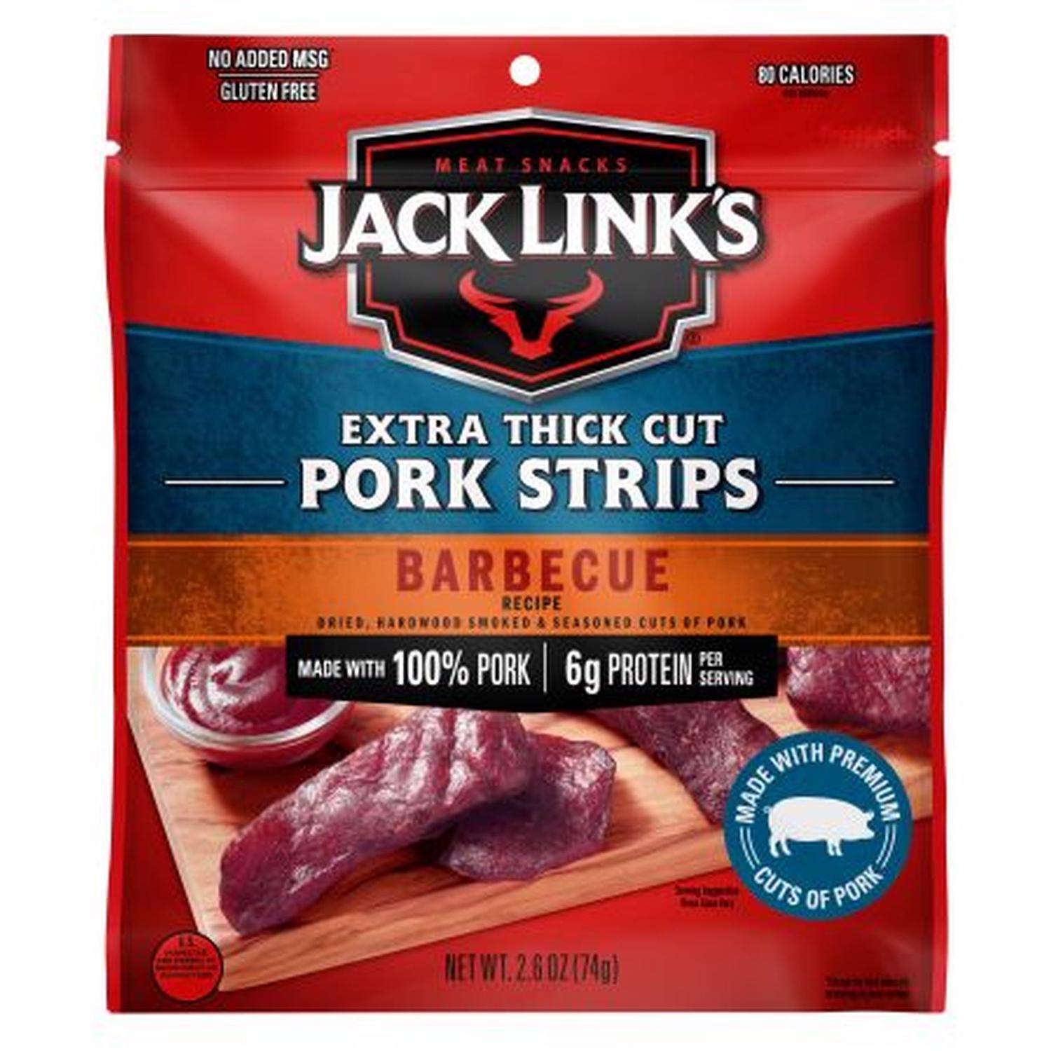 Jack Links Jerky Barbecue Pork Strip 2.6 oz Packet - Ace Hardware