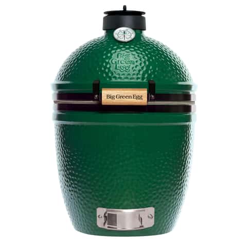 Big Green Egg 13 in. Small Charcoal Kamado Grill and Smoker Green - Ace ...
