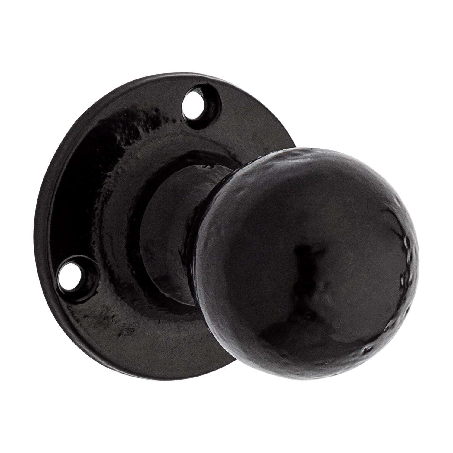 National Hardware 2.87 in. L Matte Black Steel Knob Pull - Ace Hardware