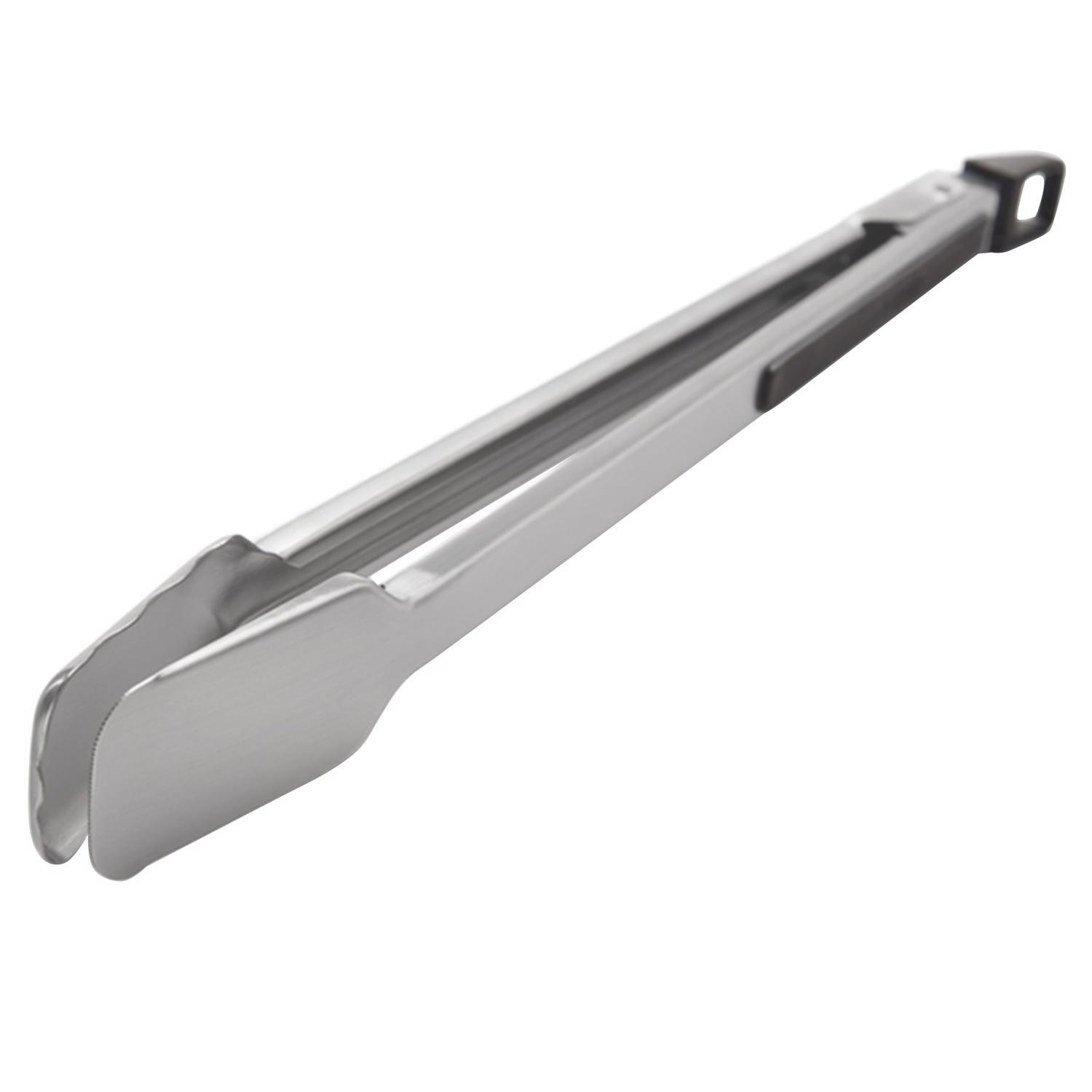 Broil King Baron Stainless Steel Black/Silver Grill Tongs 1 pk - Ace ...