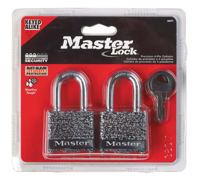 Master Lock 1.5625 in. H X 1-9/16 in. W X 1-1/2 in. L Steel 4-Pin ...