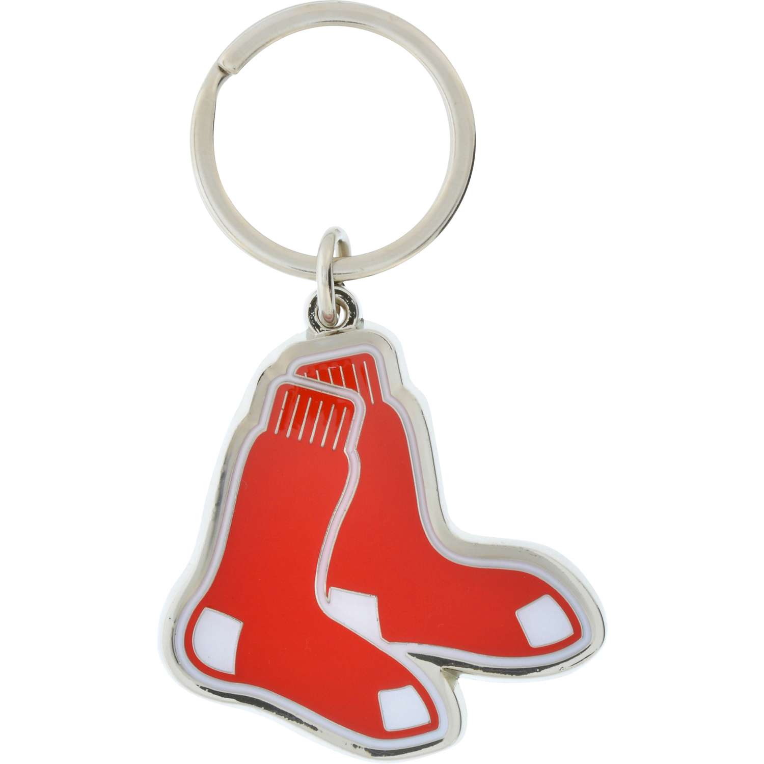 Hillman MLB Tempered Steel Silver Split Ring Keychain - Ace Hardware