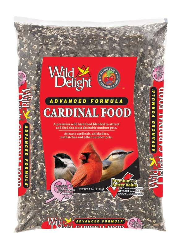 Wild Delight Cardinal Cardinal Wild Bird Food Sunflower Seeds 7 lb ...