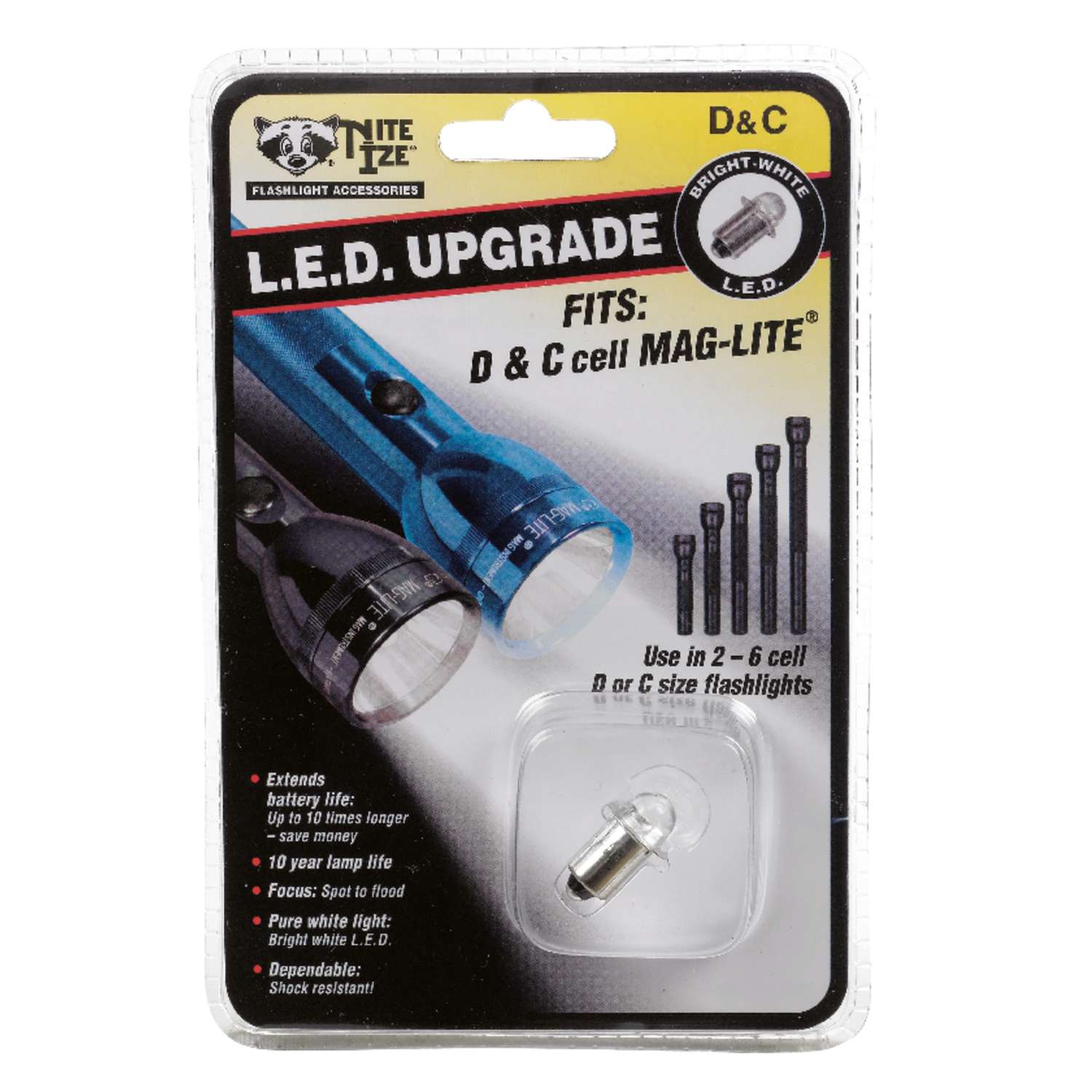Nite Ize LED Upgrade LED Flashlight Bulb Flanged Base - Ace Hardware