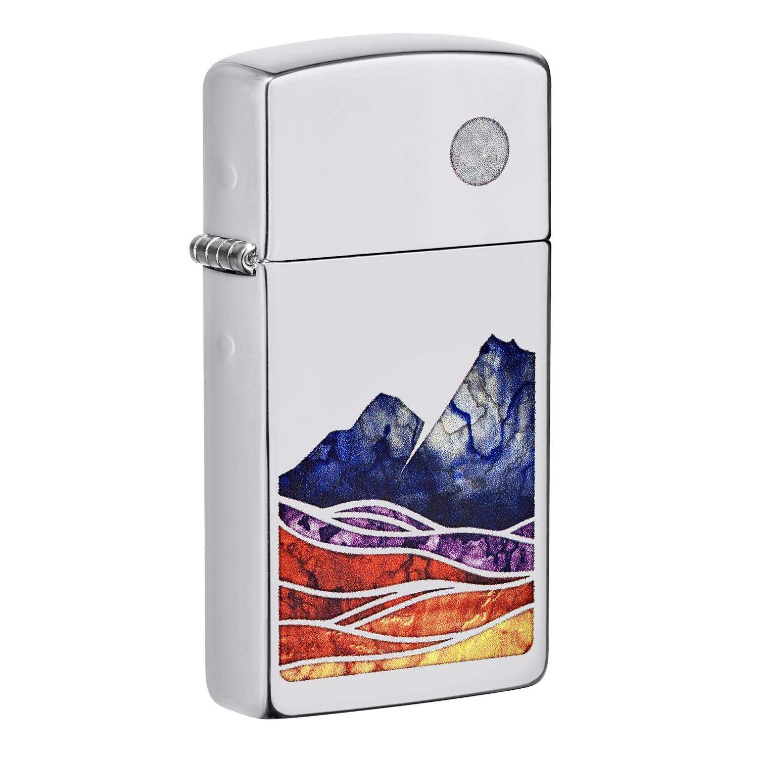 Zippo Silver Slim Landscape Lighter 1 pk - Ace Hardware