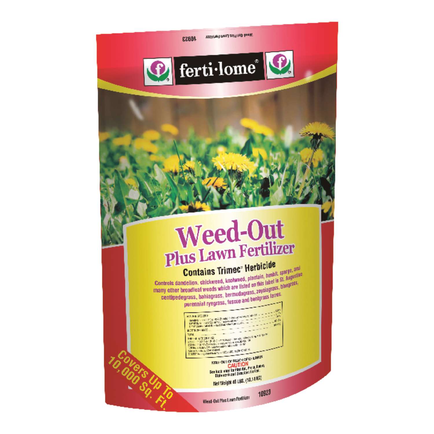 Ferti-Lome Hi Yield Organic 25-0-4 Weed and Feed For Southern 40 lb ...