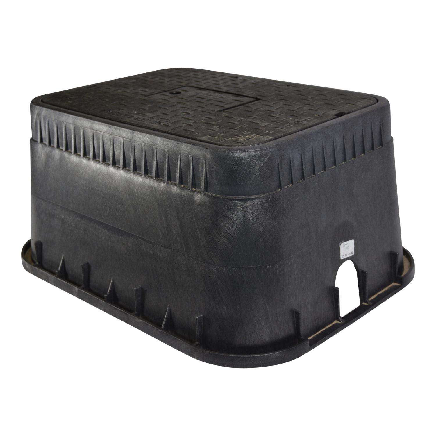 NDS 20 in. W X 13 in. H Rectangular Valve Box with Cover Black - Ace ...