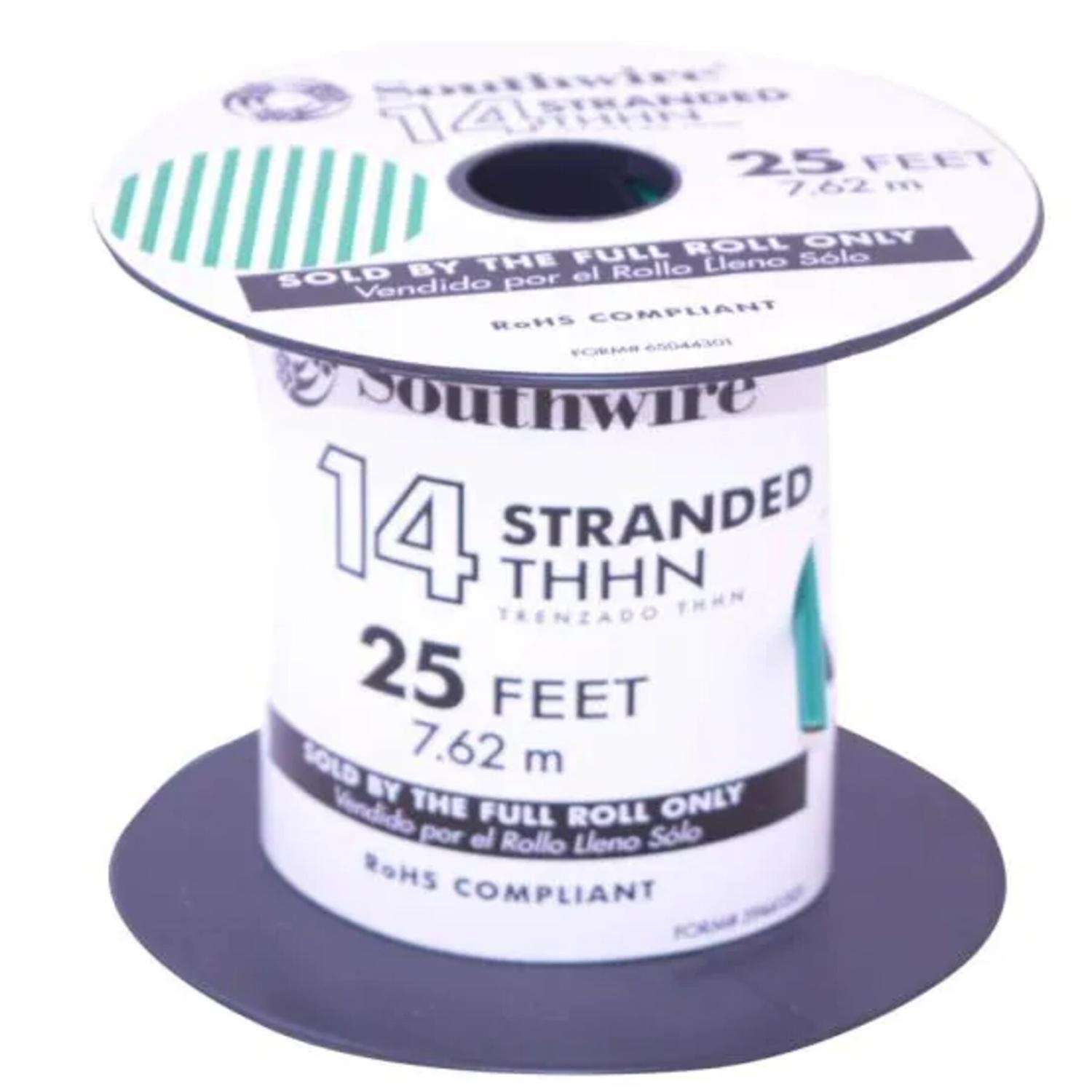 Southwire 25 ft. 14 Stranded THHN Building Wire - Ace Hardware