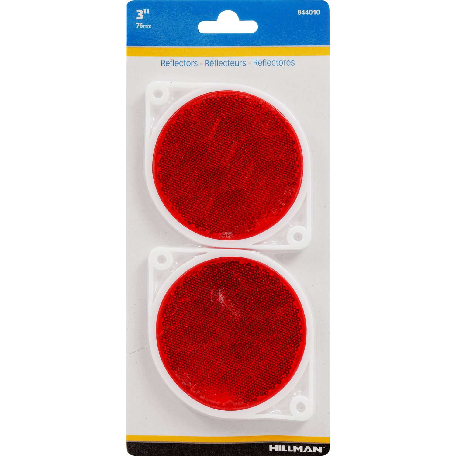 Hillman Round Red Reflectors 2 pk - Ace Hardware