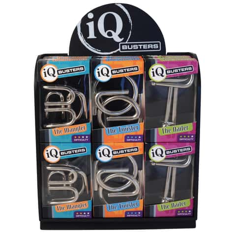 Outset Media IQ Busters Assorted Brainteaser Puzzles Metal - Ace Hardware