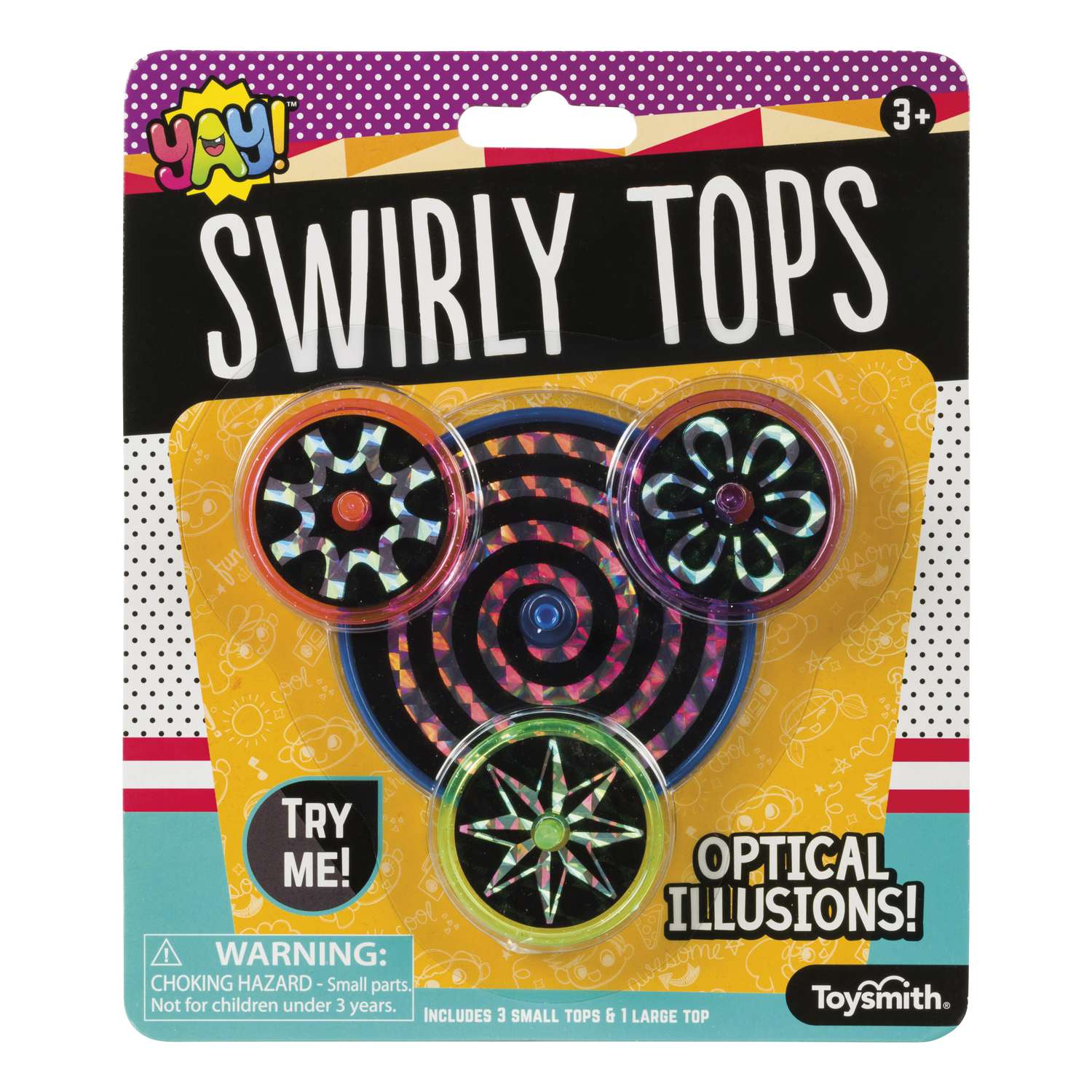 Toysmith Yay! Swirly Tops Toy Plastic 4 pc - Ace Hardware