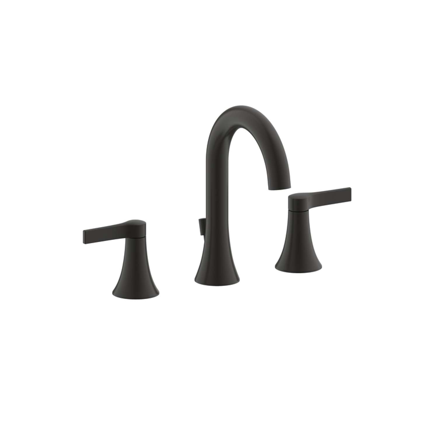 Ultra Faucets Nita Matte Black Widespread Bathroom Sink Faucet 8 in ...
