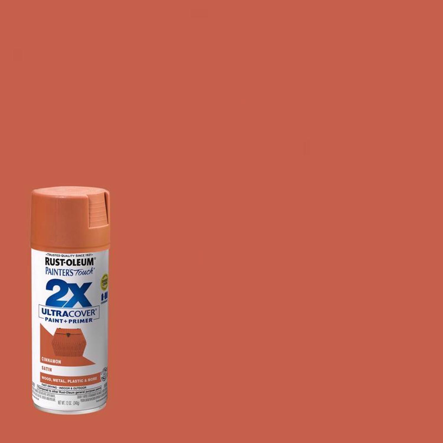 Rust-Oleum Painter's Touch 2X Ultra Cover Satin Cinnamon Paint+Primer ...