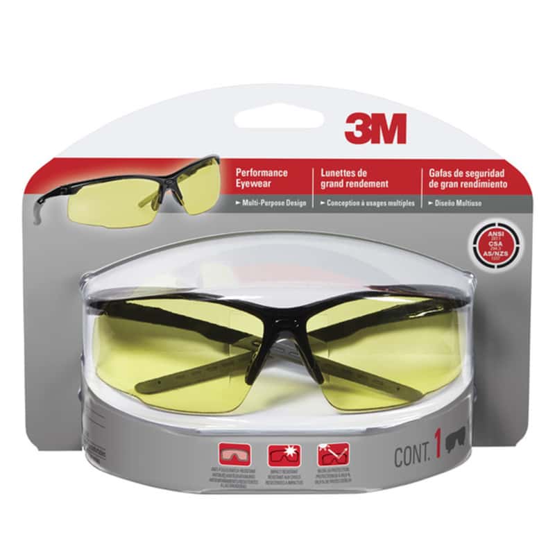 3M Anti-Fog Classic Safety Glasses Black Frame 1 pc - Ace Hardware