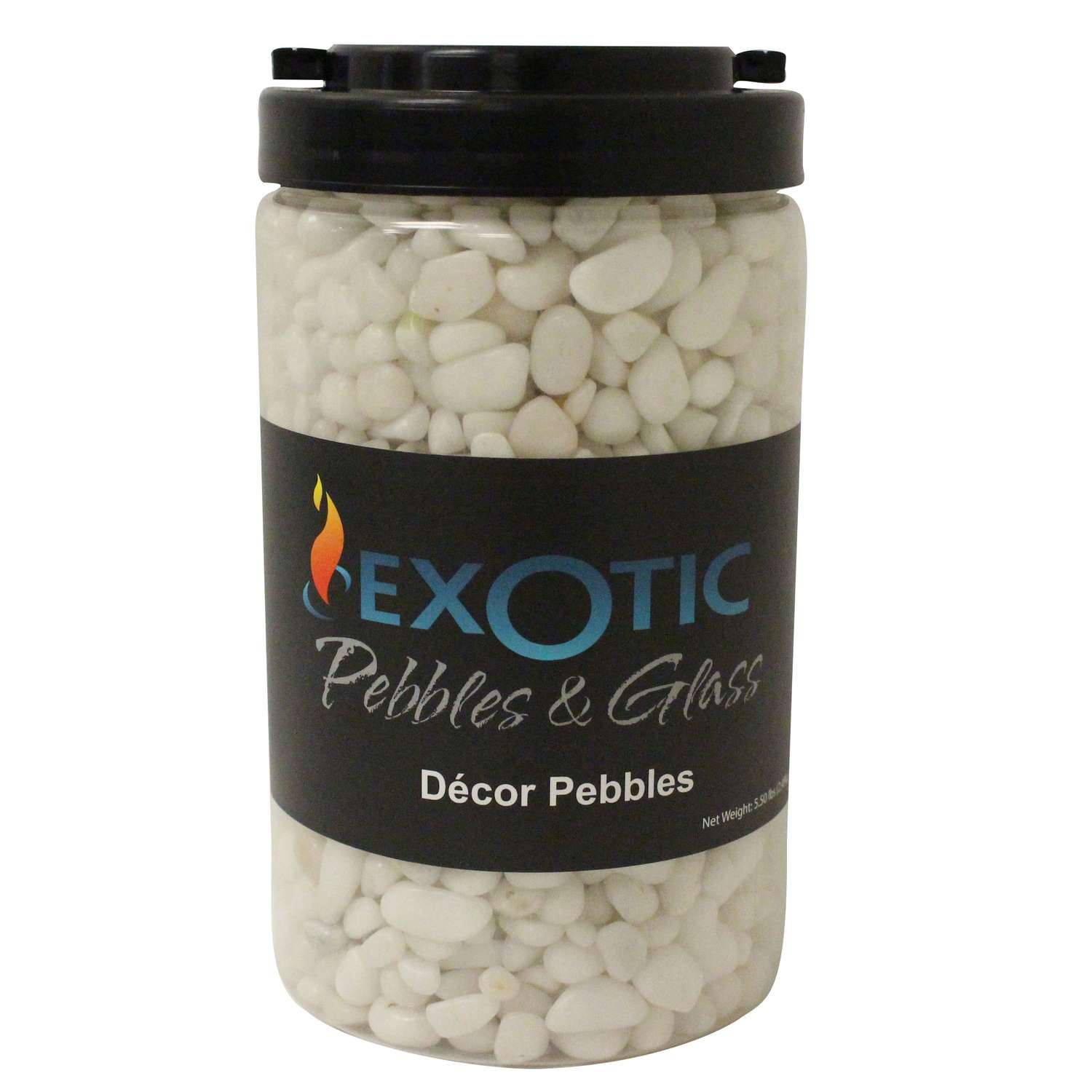 Exotic Pebbles & Glass Snow White Decorative Pebble Pebbles 5.5 lb - Ace Hardware