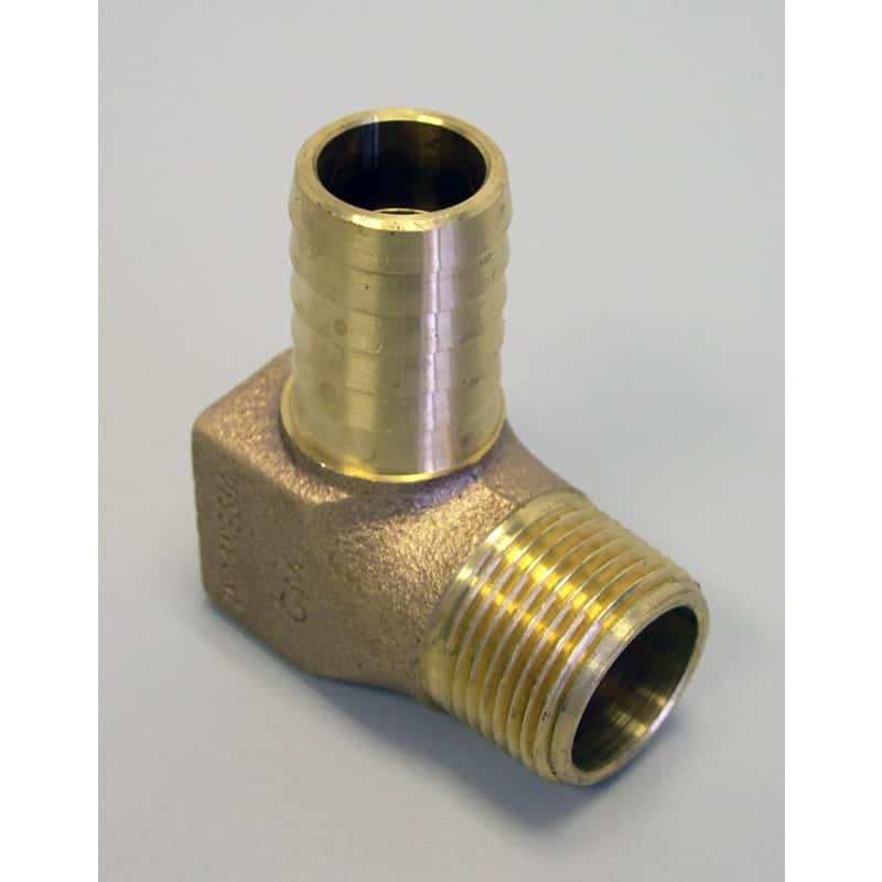 Campbell Red Brass 3/4 in. Hydrant Elbow - Ace Hardware