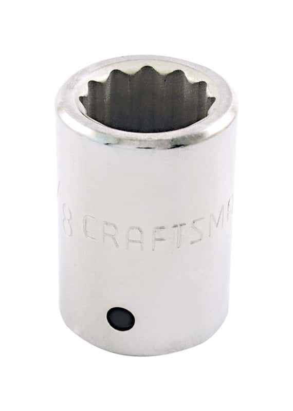 Craftsman 7/8 in. X 3/4 in. drive SAE 12 Point Standard Socket 1 pc ...